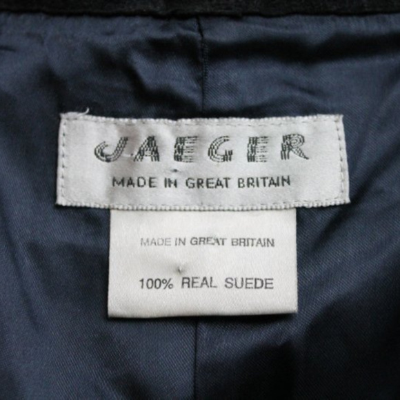 jaeger | Jeans | Vintage Jaeger Black Suede Leather Jeans | Poshmark